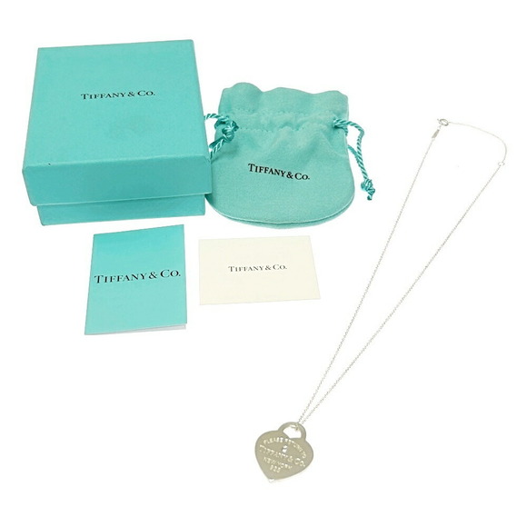 Tiffany & Co. | Jewelry | Tiffany Diamond Return To Heart Tag Necklace ...
